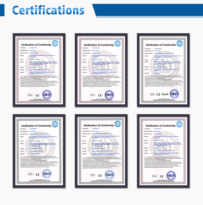 Quality control process for industrial components