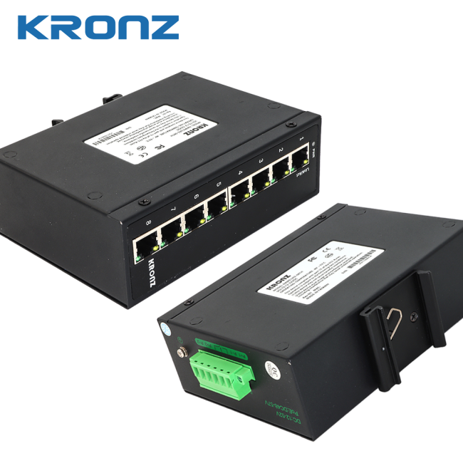 Industrial DIN Rail PoE Ethernet Switch - Port Detail