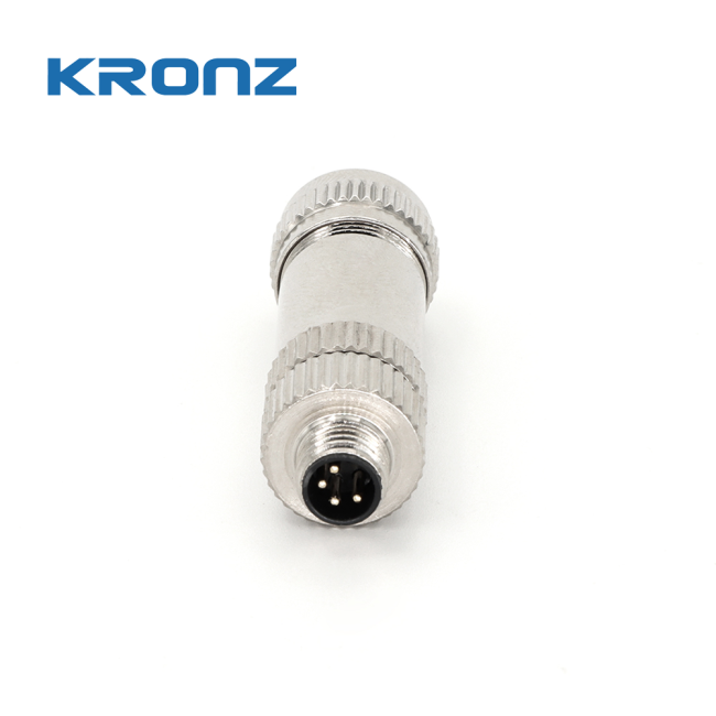 M8 connector front view