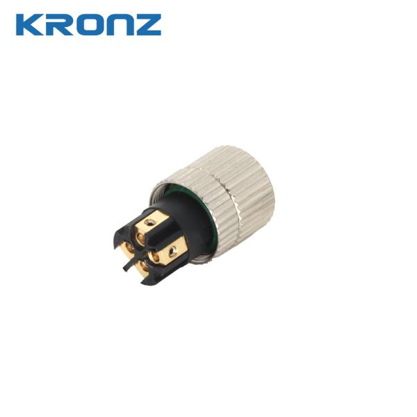 Quality Waterproof IP67 M8 Connectors Field Wireable Female Angled 4 Pin Sensor for sale