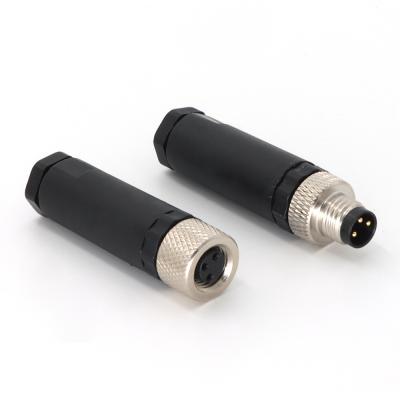 China 5 Pin B Code M8 Connectors IEC 61076-2-104 Wireable Field Assembly Connectors for sale