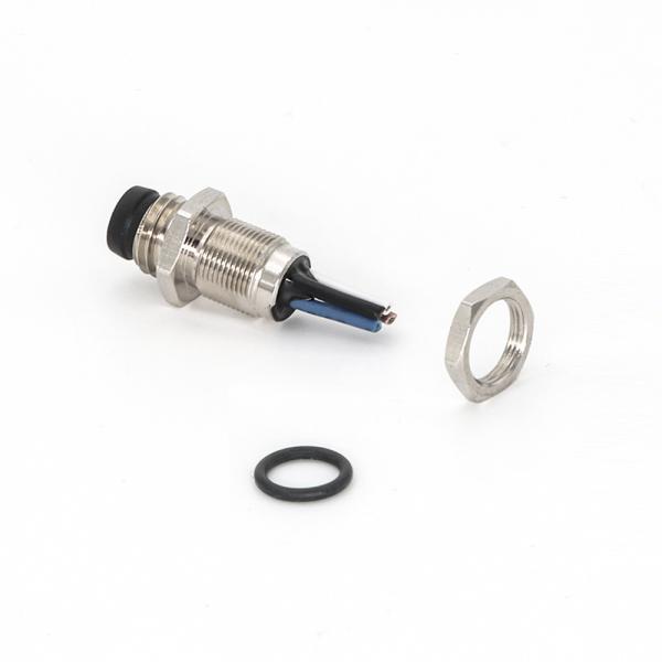 Quality Flange M8 Male Connector 4 Pin Rear Mounting Straight Waterproof IP67 for sale