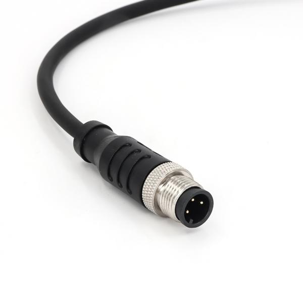 Quality 12 Pin Male M12 Connectors 30V IEC 61076-2-101 Unshield Pre Assembled Cable Straight for sale