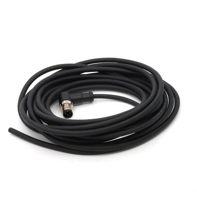 China IP67 M12 8 Pin Connector Male Angled 8 Pin Aviation Plug Connector for sale