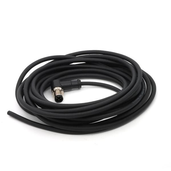 Quality IP67 M12 8 Pin Connector Male Angled 8 Pin Aviation Plug Connector for sale