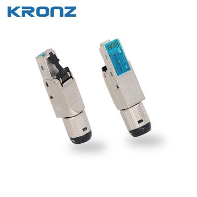 China Conector RJ45 Cat.6 / 6a / 7 Plugue de Terminação em Campo Blindado Sem Ferramentas à venda