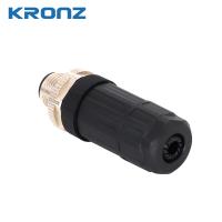 Quality Circular M12 Male Connector 4A / 250V Aviation Plug Connectors 4 Pin for sale