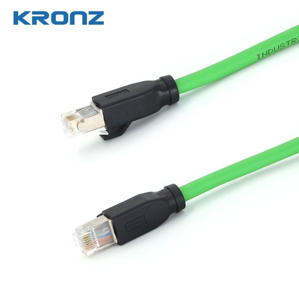 Quality 48V RJ45 Connector 4 Pin 24AWG Contact Resistance Customized Cable Length for sale