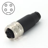 Quality IP67 7/8" Female Connector 4 Pin Field Wireable Assembly Connectors for sale