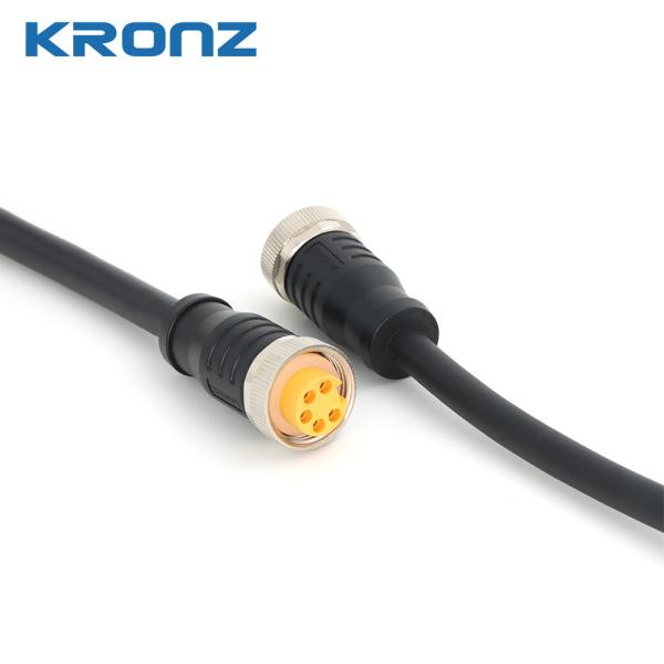 Quality Industrial Automation IP67 7/8" Cable Connector 5 Pin 600V For Power Application for sale