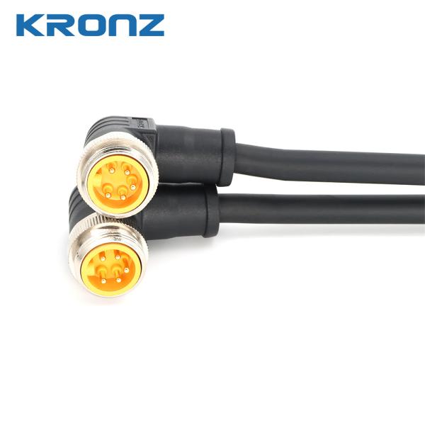 Quality 7/8"-16UN 5 Pin Power Connector 8A For Industrial Automation for sale