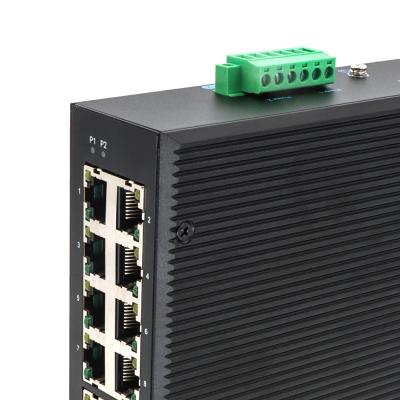 China IP40 RJ45 Industriële Ethernet-switches 16 poorten Onbeheerde netwerk-switches Te koop