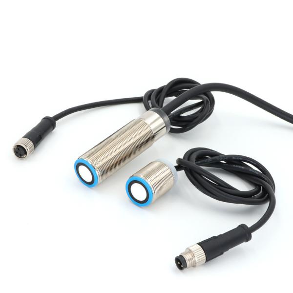Quality Ultrasonic NPN Sensors 3 Way Switching Output 10 - 30VDC With 2m PVP Cable for sale
