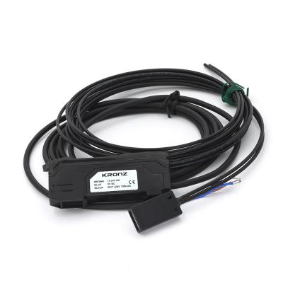 China Digital Optical Fiber Sensors NPN / PNP Type Cable M8 Connect Method Intelligent for sale