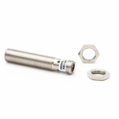 China Quasi Flush Inductive Sensors PNP NO 4mm 10-30VDC Brass M12 Connector for sale