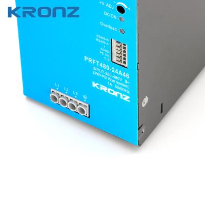 China Fornecimento de energia de 480W AC DC 24V / 20A Industrial Din Rail Fornecimento de energia de alta eficiência à venda