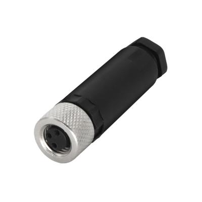 China KRONZ M8 Circular Connector with 3/4/5 Pin A/B-coding and PBT/PA Material for Industrial Applications for sale