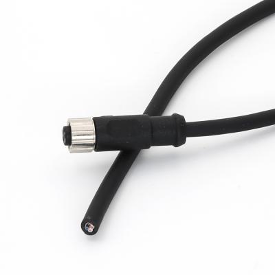 China KRONZ Pre-assembled M8 Connector with 3/4/5/6/8 Pin Configuration High Insulation Resistance and Low Contact Resistance for sale