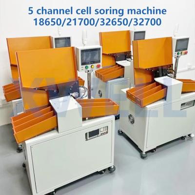 中国 5 Channels Automatic Sorting Machine LCD Screen For Cylindrical Lithium Batteries 販売のため