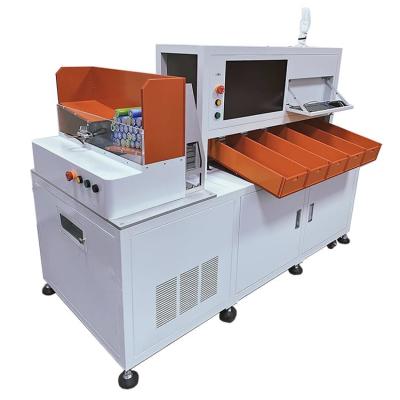 China 5 Channel Automatic Cylindrical Battery Sorter 32130 2140 33130 Lithium Cell Grading for sale