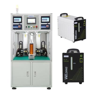 China Lithium Ion Battery Spot Welding Machine , Double Side 18650 Welding Machine for sale