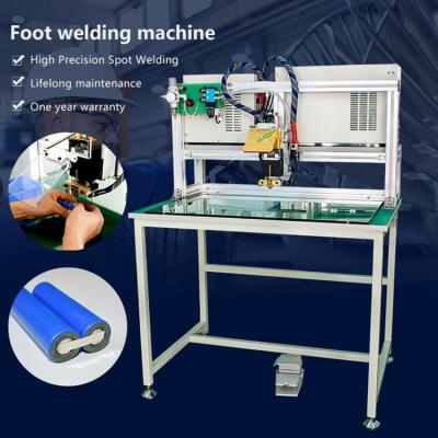 China Cylindrical 21700 Lithium Battery Spot Welding Machine 800A Current Adjustable for sale