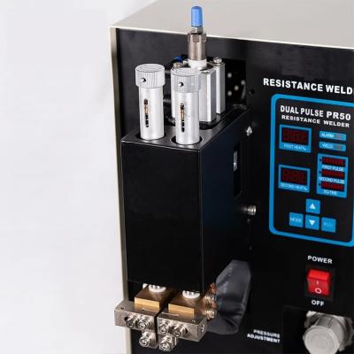 China 60HZ Lithium Battery Spot Welding Machine , Manual 32650 Battery Tab Welder for sale