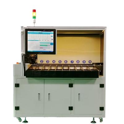 China Cylindrical Lithium Battery Equipment , 10 Channel Automatic Sorting Machine for sale