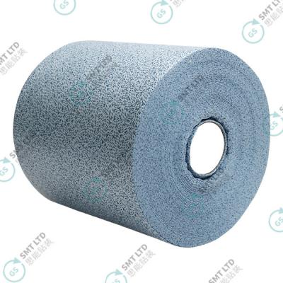 China Blue Bark Pattern Absorbent Paper Pattern Clean Paper Oil Wipe 25*38 Industrial Large Roll Paper for sale