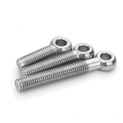 China DIN 444 Stainless Steel Eye Bolt SS 304 Small Female Swing Eye Bolt With Eye Nut for sale