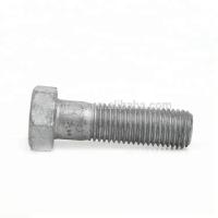 China 8.8 Grade Hot Dip Galvanized Hexagon Head Bolts for sale