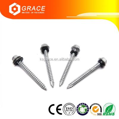 China Hex Head Self Drilling Screw With Bonded Washer Self Drilling Tek Screw for sale