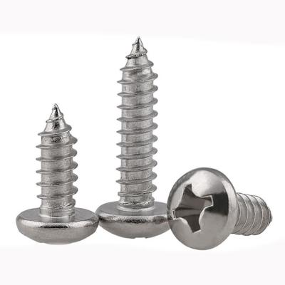 China GB845 SUS304 SUS316 Cross Recessed Pan Head Tapping Screw for sale