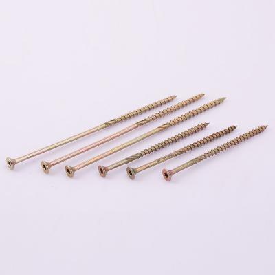 Китай Макулатурный картон привода желтого цинка Torx привинчивает двойной зенкованный главный винт макулатурного картона продается