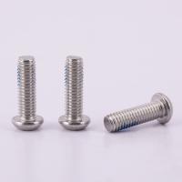 China Polished Allen Hexagon Socket Screw Round Button Head Lock Screws for sale