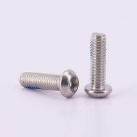 China Polished Allen Hexagon Socket Screw Round Button Head Lock Screws for sale