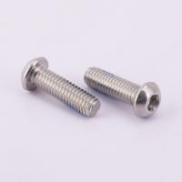 China Polished Allen Hexagon Socket Screw Round Button Head Lock Screws for sale