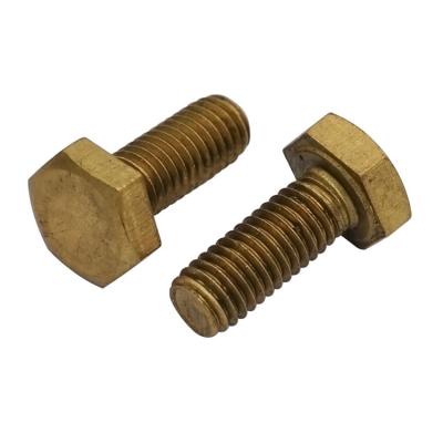 China Silicon Bronze Hex Head Sems Screws Brass Hexagon Hex Screw for sale
