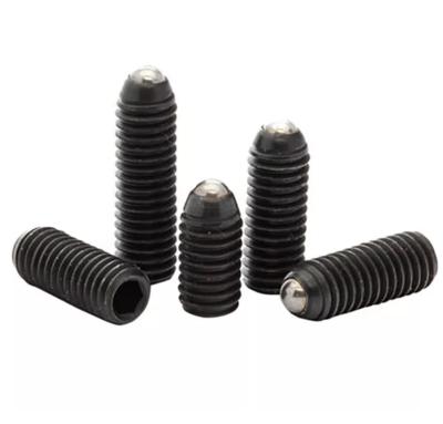 China Grade12.9 Zwarte van de Balpensetscrews van de Oxydedeklaag Hexagon de Contactdoosparel Setscrew Ingelaste Setscrews met Balpen Te koop