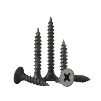 China Gypsum Board Drywall Screws Thread Black Phosphate Flat Bugle Head Screw for sale
