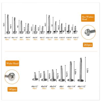 Cina 410 l'incrocio di BACCANO 7504 di Pan Head Drill Tapping Screws dell'incrocio di acciaio inossidabile (n) ha messo Pan Head Drilling Screws in vendita