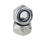 China DIN985 Stainless Steel Security Round Lock Ring Nut / Nylon Insert Lock Nut for sale