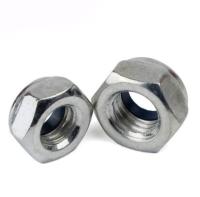 China DIN985 Stainless Steel Security Round Lock Ring Nut / Nylon Insert Lock Nut for sale