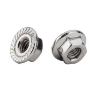 China DIN6923 Hex Flange Nuts, Hex Serrated Flange Nut for sale