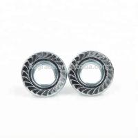 China DIN6923 Hex Flange Nuts, Hex Serrated Flange Nut for sale