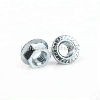 China DIN6923 Hex Flange Nuts, Hex Serrated Flange Nut for sale