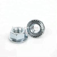 China DIN6923 Hex Flange Nuts, Hex Serrated Flange Nut for sale
