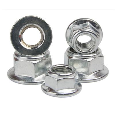 China DIN6923 M3-M16 Anti Theft Nut Stainless Steel 316 Anti-Slip Tooth Strap Hexagonal Flange Face Lock Nut Hexagon Nuts for sale