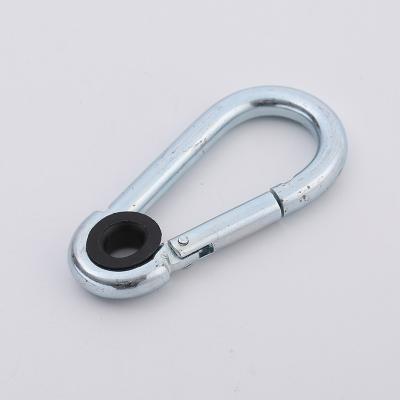 China DIN 5299 FORM C Hook 7mm AISI304 Gourd Type Carabiner Hook Snap Hook Round Wire And Forged for sale