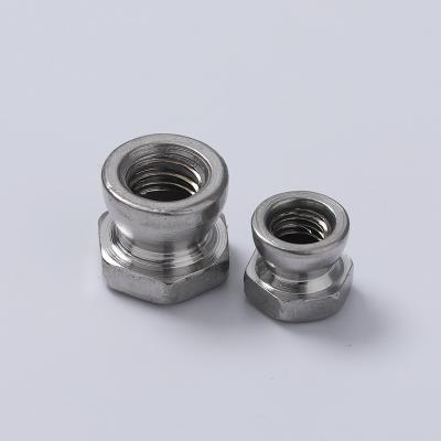 China Customized A2 SS304 Anti Theft Twist Off Security Hex Breakaway Nuts M6 M8 Hex Tamper Proof Shear Nut for sale